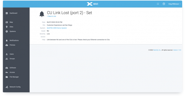 WAVE Portal - Nextivity