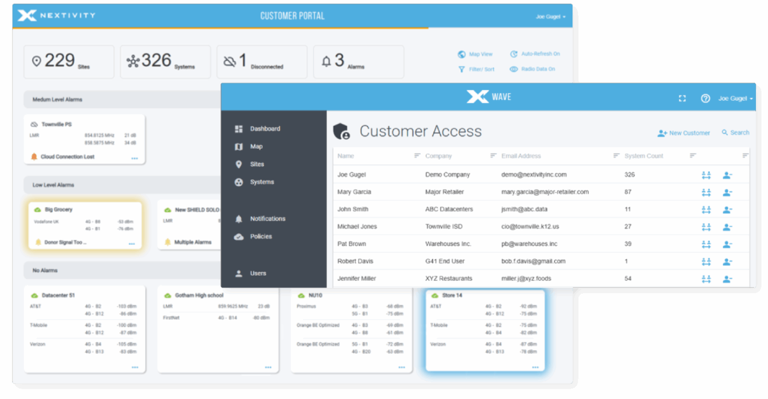 WAVE Portal - Nextivity
